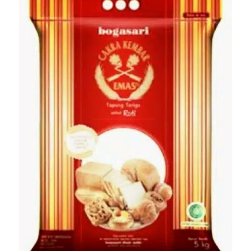 Jual Tepung cakra kembar mas untuk roti dengan berat 5 kg | Shopee ...