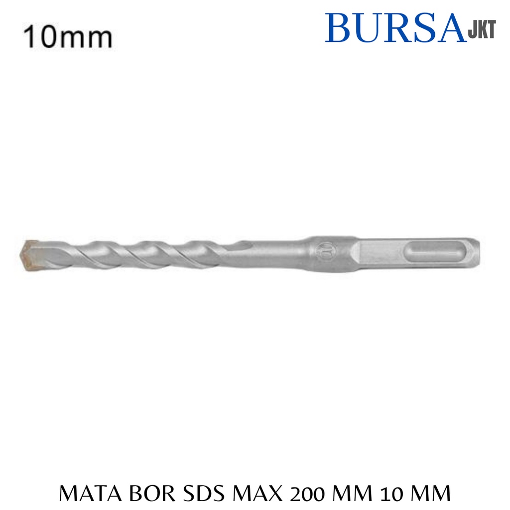 Jual MATA BOR BOBOK BETON SDS MAX SQUARE KOTAK 10 MM X 200 MM CONCRETE ...