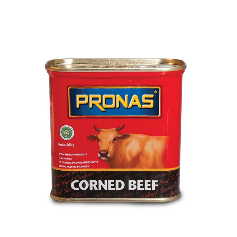 Jual PRONAS KORNET DAGING SAPI KEMASAN KALENG 340GRAM / CORNED BEEF ...