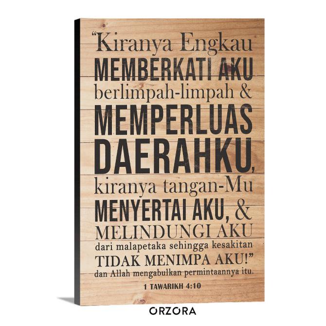 Jual Poster Kristen / Dekorasi Dinding / Pajangan Dinding Rohani ...