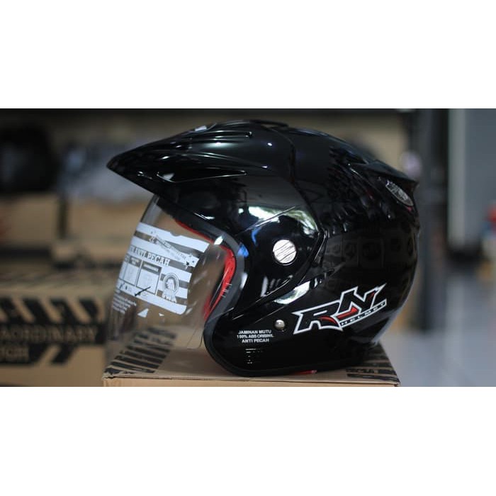 Jual Helm RN Dakota Hitam Glossy mirip Ink Centro Ori | Shopee Indonesia