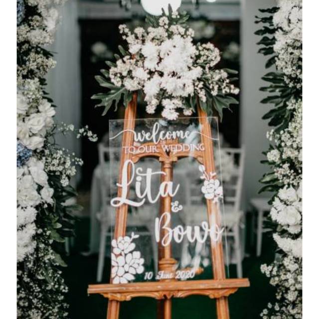Jual Welcome sign / Wedding sign / Acrylic Sign/Akrilik Sign murah ...