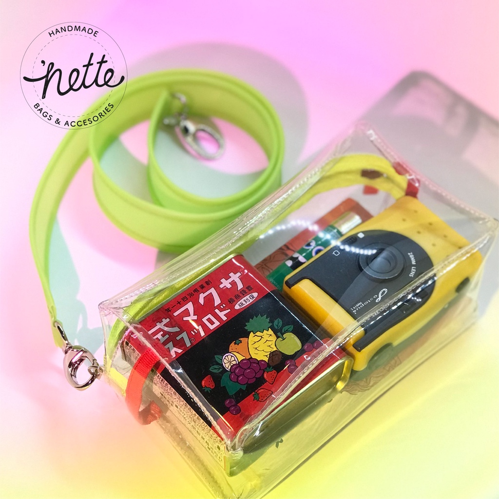 Jual Nette - Sling Pouch / Cuboid Jelly Bag | Shopee Indonesia