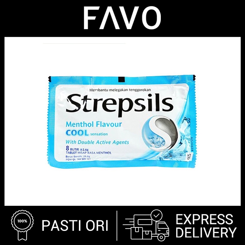 Jual Strepsils Permen Pelega Tenggorokan Cool - 8 Butir | Shopee Indonesia
