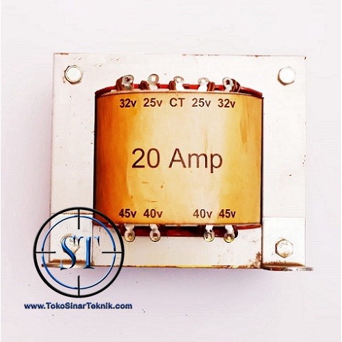 Jual Trafo Trafo Tronic 20A seri 20A CT-45V +CT 12-18V Transformer TR ...