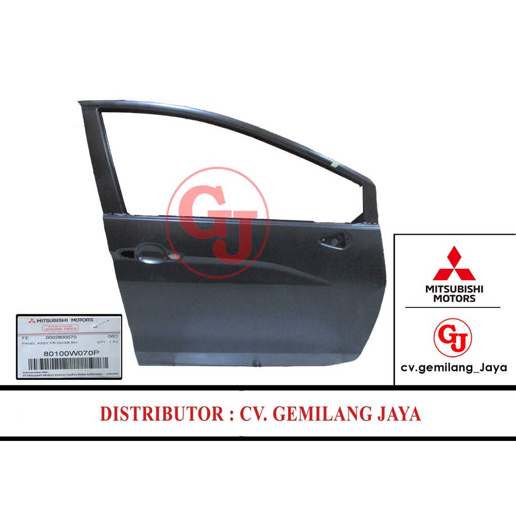 Jual PINTU I DEPAN KANAN XPANDER MITSUBISHI ORIGINAL 80100W070P ...
