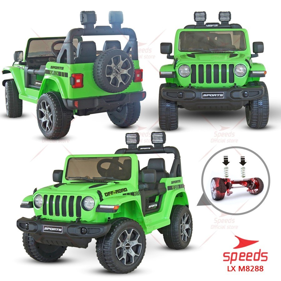 Jual MAINAN MOBIL AKI ANAK REMOTE CONTROL JEEP OFFROAD SPEEDS M8288 ...