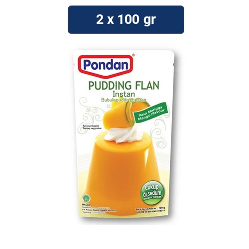 Jual Pondan Pudding Flan Mango 2 x 100 gr | Shopee Indonesia