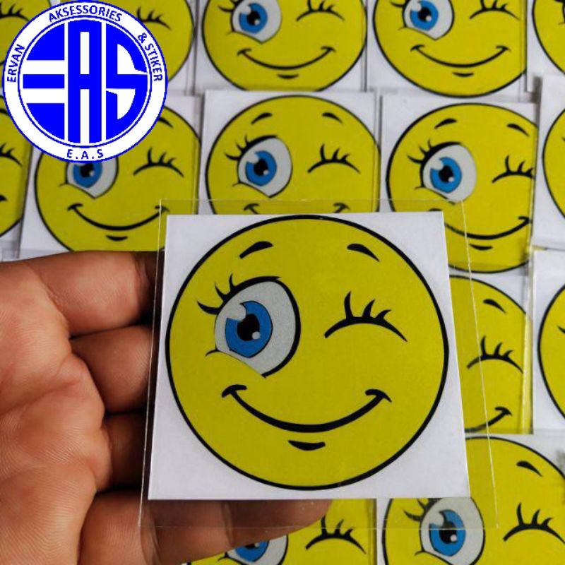 Jual stiker EMOTICON EMOT KARAKTER SMILE SEDIH BAHAGIA KETAWA KUALITAS ...