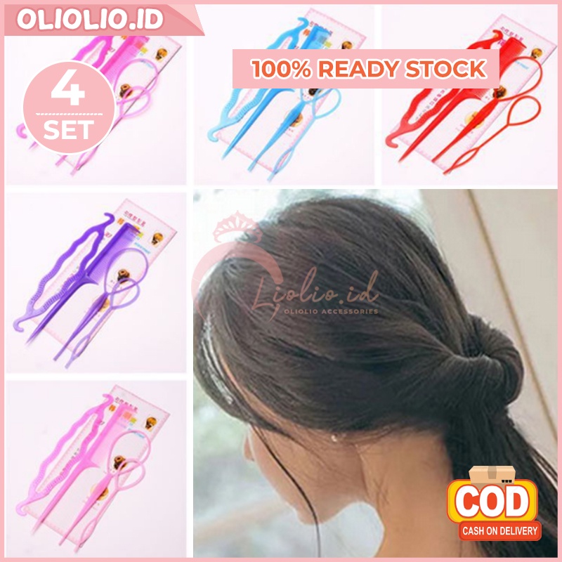 Jual SISIR RAMBUT AKSESORIS WANITA PENJEPIT SANGGUL KONDE SET ALAT ...