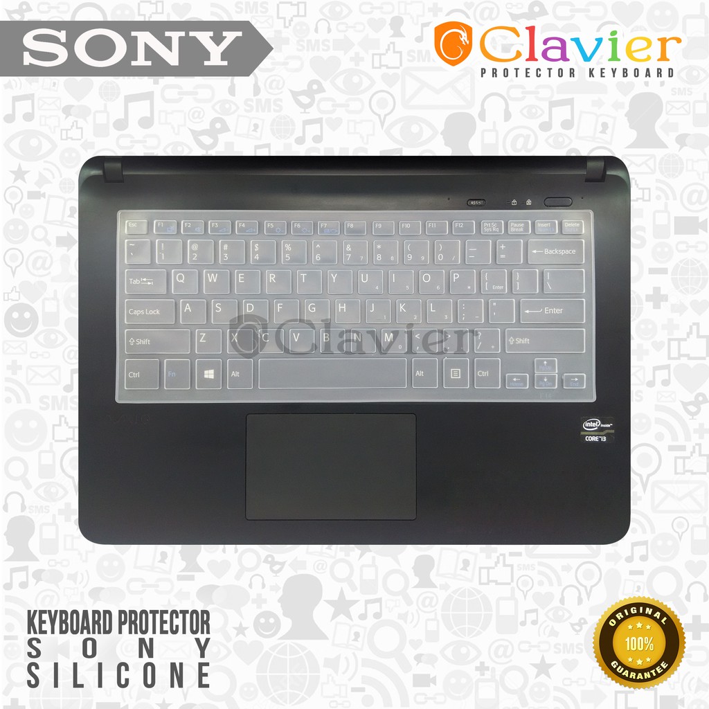 Jual SONY VAIO Silicone Cover Keyboard Protector Protektor Pelindung ...