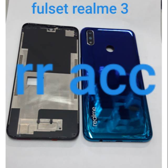 Jual Kesing casing housing fulset realme 3 Backdoor+Frame Lcd | Shopee ...