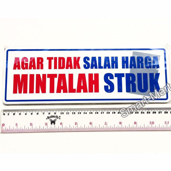Jual Produk Unggulan] Plat Papan Akrilik Sign Board Agar Tidak Salah ...
