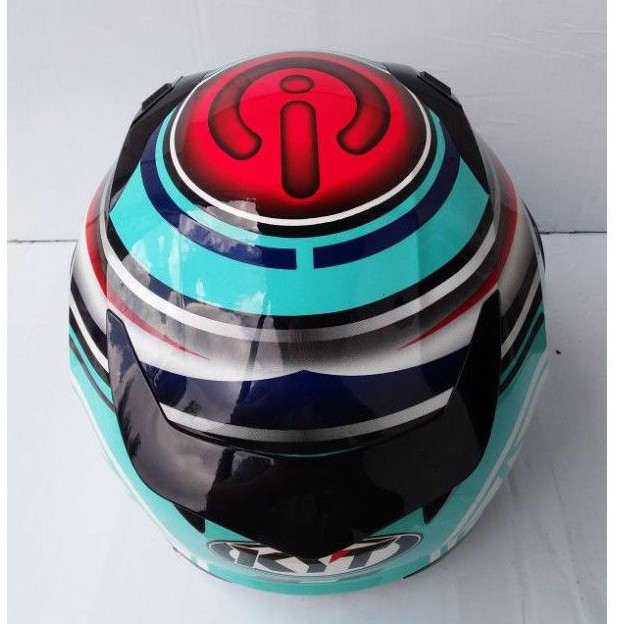 Jual HELM KYT R 10 Aqua Blue | Shopee Indonesia