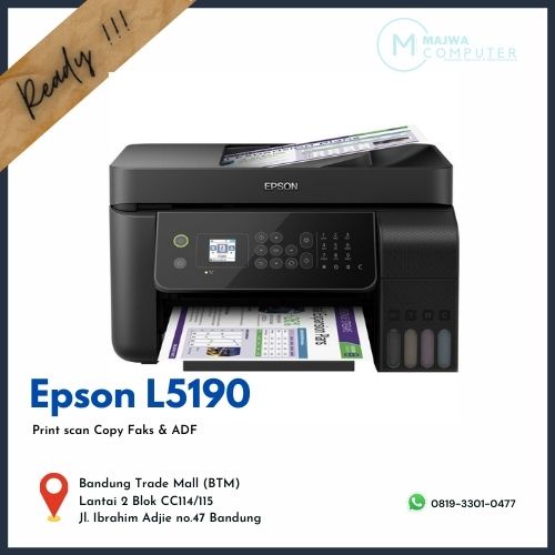 Jual Printer epson L5190 (Print scan Copy Faks & ADF) Garansi resmi ...