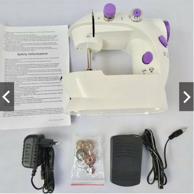Jual MESIN JAHIT MINI PORTABLE SM - 202A NEW ADA LAMPUNYA / SEWING ...