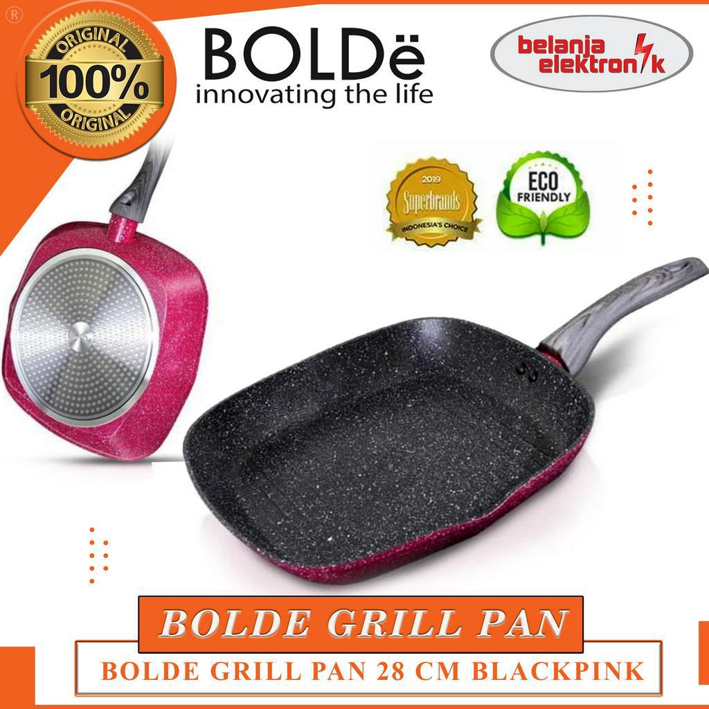 Jual BOLDE SUPER PAN GRILL PAN 28 CM, GRANITE BLACKPINK SERIES | Shopee ...