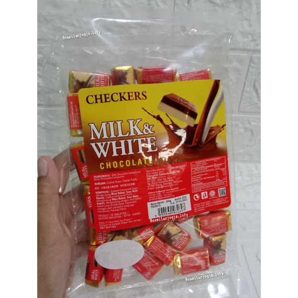Jual Checkers Mini Chunky Chocolate / checkers almond Chocolate ...