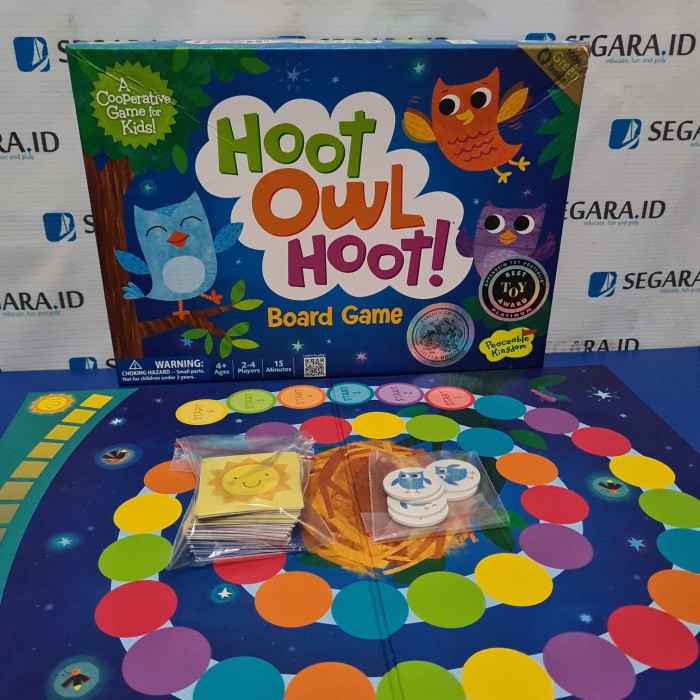 Jual Board Game - Hoot Owl Hoot! by Peaceable Kingdom | Shopee Indonesia