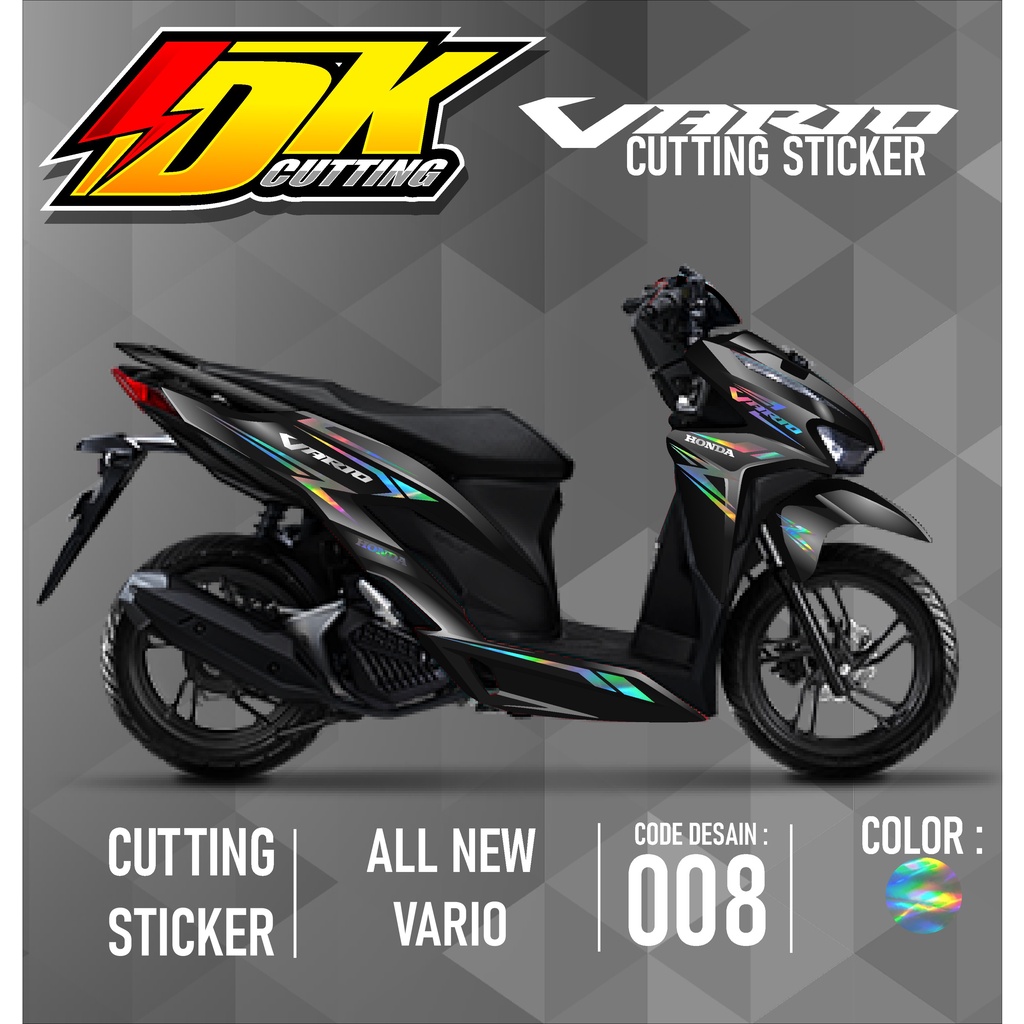 Jual Cutting Sticker Vario 150 & 125 - Aksesoris Motor Stiker Honda Vario New Schotlite Cutting ...