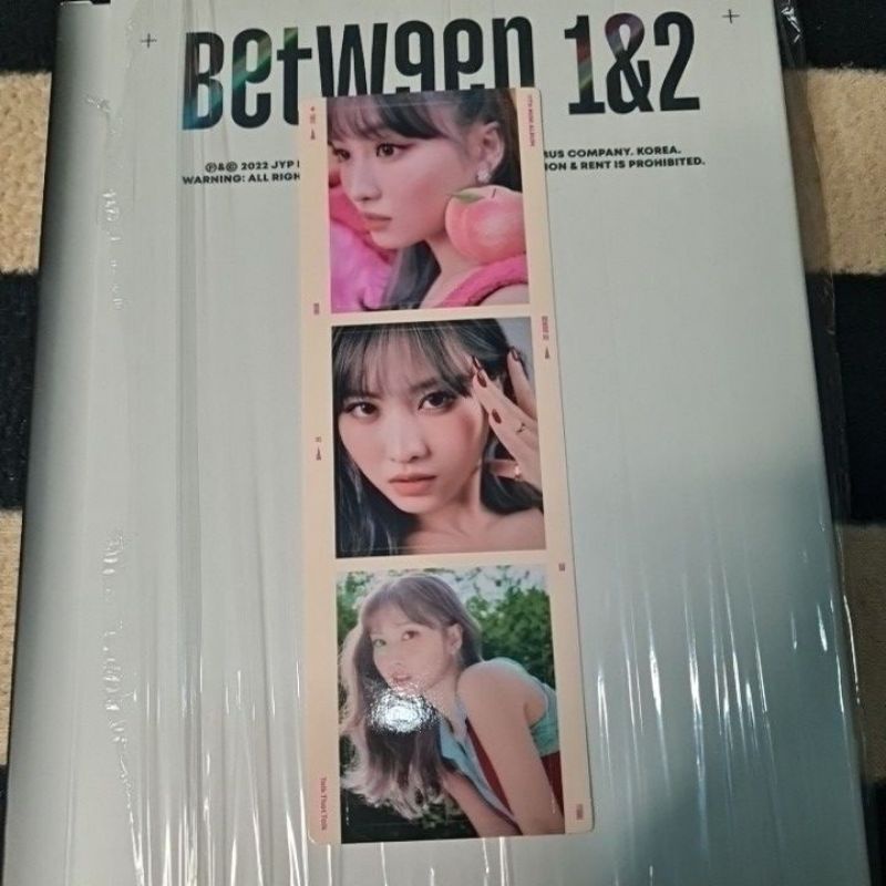 Jual TWICE Polaroid / Sticker / Postcard / Folded Poster - Official from Album Between 1&2 sana ...
