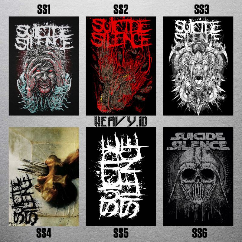 Jual POSTER BAND A3 SUICIDE SILENCE | Shopee Indonesia
