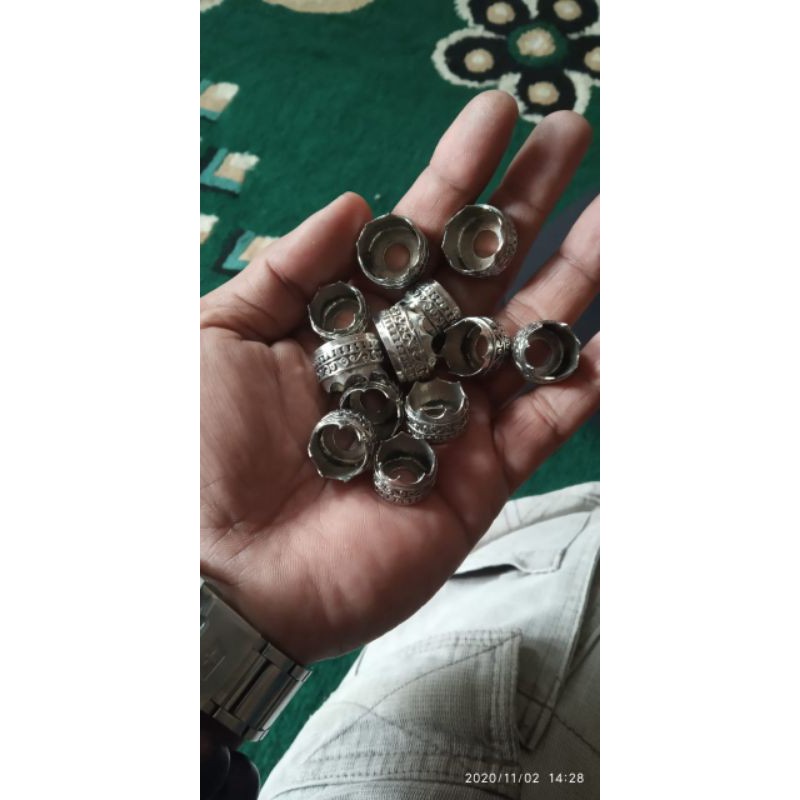 Jual RING ALPAKA WARNA PERAK BIJIAN | Shopee Indonesia