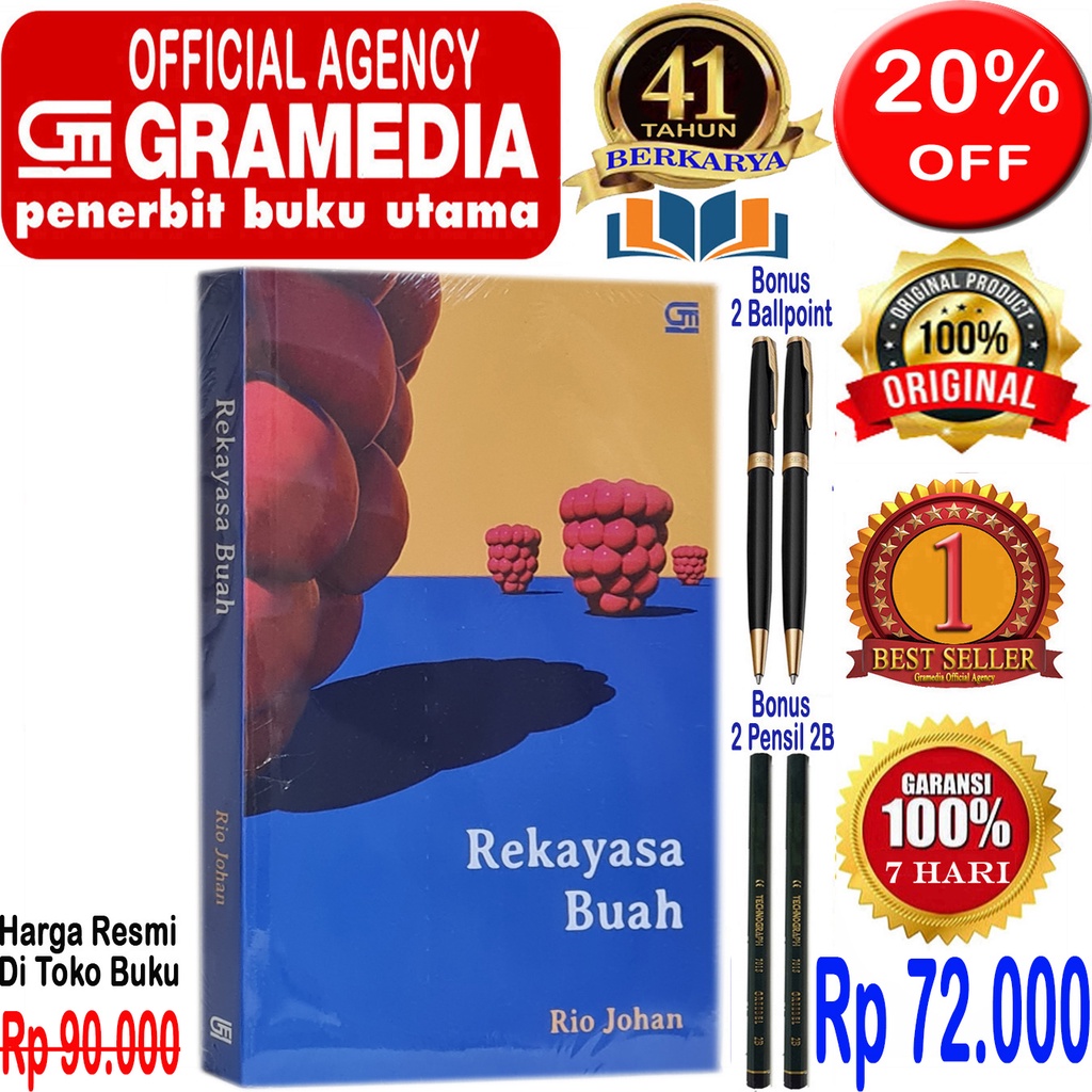 Jual Buku Novel Rekayasa Buah - Rio Johan - Original & Segel | Shopee ...