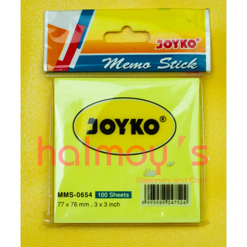 Jual MEMO STICK / STICKY NOTES JOYKO MMS - 0654 | Shopee Indonesia