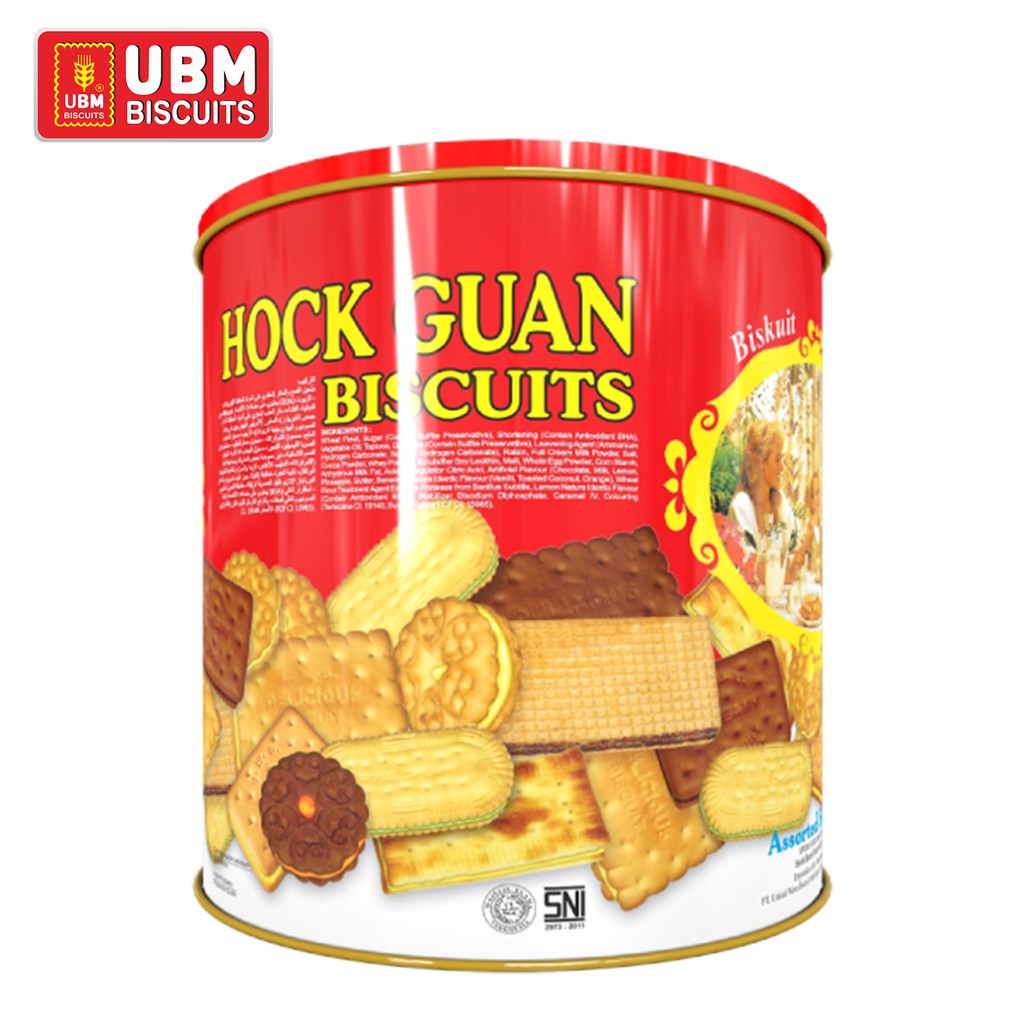 Jual UBM Biscuits Hock Guan Selected Assorted 650g | Shopee Indonesia