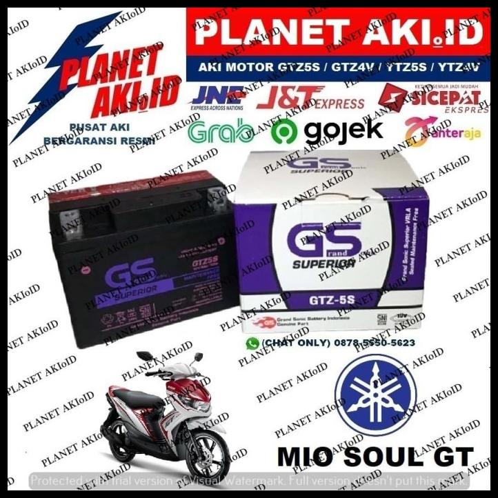 Jual Aki Motor Yamaha Mio Soul Gt Gtz5S Gs Y Accu Kering Mf | Shopee Indonesia