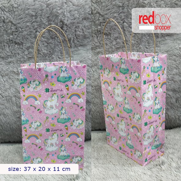 Jual Paper Bag Karakter Unicorn - The Litte Ponny | Shopee Indonesia