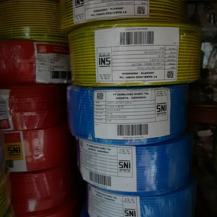 Jual Kabel tunggal NYA 2,5mm Kabelindo, kabelmetal 100 meter | Shopee ...