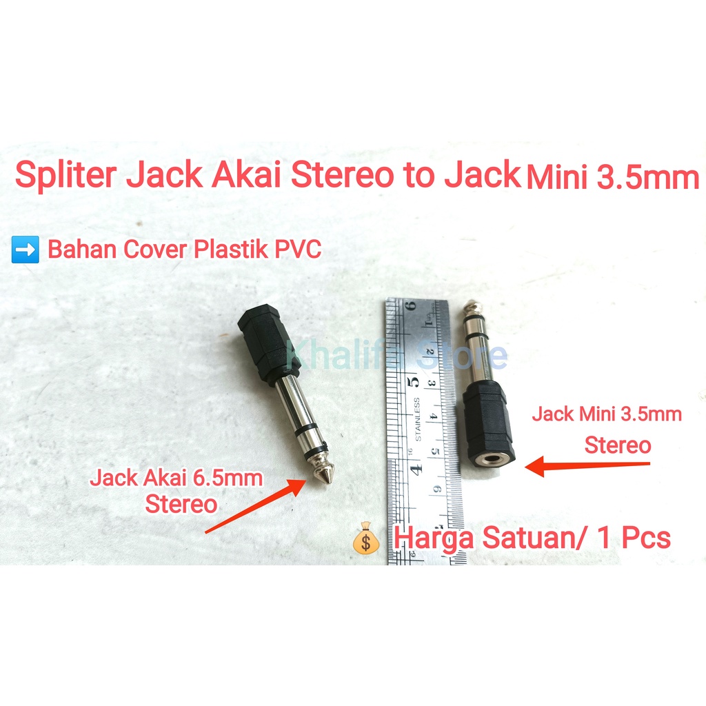 Jual Konverter Converter Socket Jek Jack Colokan Sambungan Splitter ...