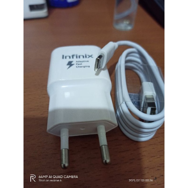 Jual (TYPE C) CHARGER INFINIX ORIGINAL NOTE 10 PRO NFC / NOTE 10 PRO ...