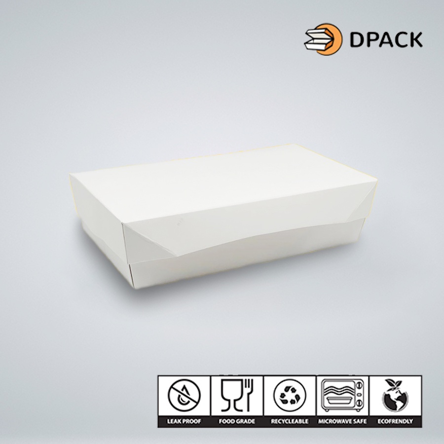 Jual Lunch Box M Foodgrade Polos isi 100 pcs | Shopee Indonesia