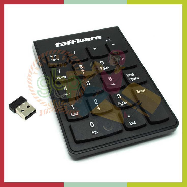 Jual Jn Keypad Numeric Wireless 2.4Ghz 10M Num Lock Pad Keyboard Angka ...