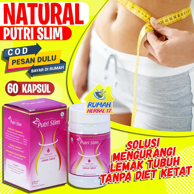 Jual Kapsul NATURAL PUTRI SLIM Original - Obat Diet / Penurun Berat ...