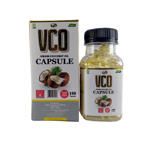 Jual VCO Syifa Virgin Coconut Oil Kapsul Isi 100 Kapsul / VCO Capsule ...
