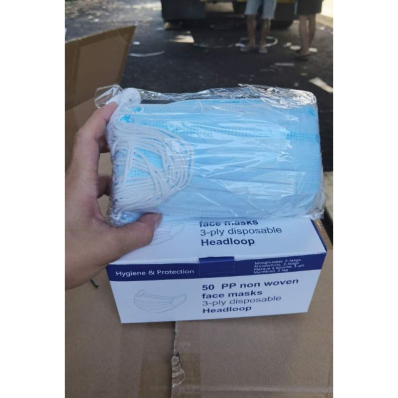 Jual Masker 3 ply disposible (50pcs) | Shopee Indonesia