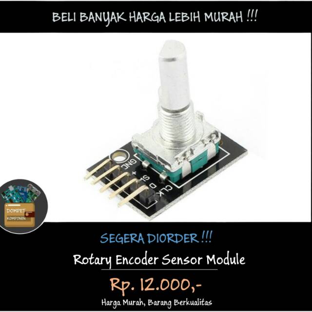 Jual KY-40 ROTARY ENCODER SENSOR MODULE FOR ARDUINO NANO / MINI / UNO ...