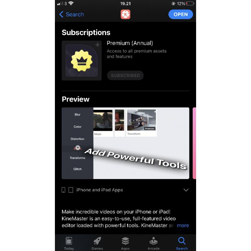 Jual Kinemaster Pro Premium For iOs iPhone iPad iPpd Annual 1 Tahun ...