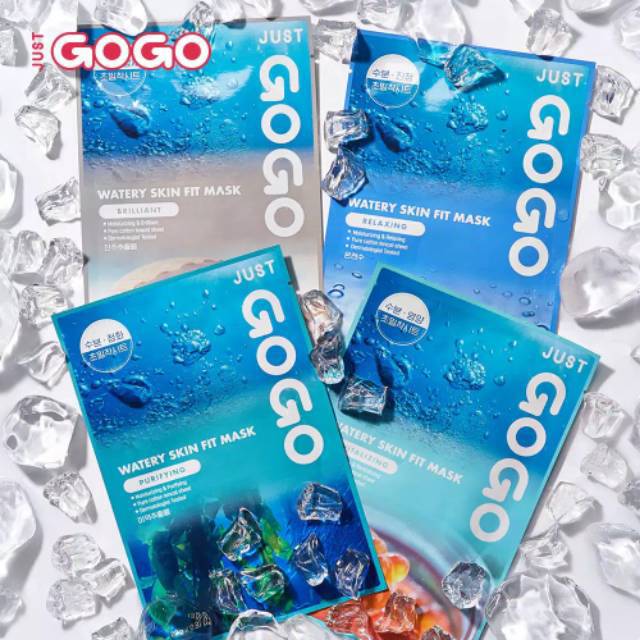 Jual [100% ORI][Sheetmask][BPOM] Just GOGO Skin Fit Mask FROM KOREA ...