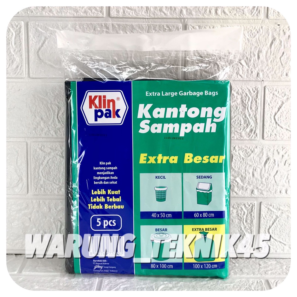 Jual KANTONG PLASTIK SAMPAH KLINPAK | KLIN PAK | KLINPACK | KLIN PACK ...