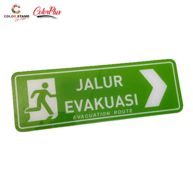 Jual Papan Nama Akrilik/Acrylic Sign/Custom /Ready Stock/Jalur Evakuasi ...