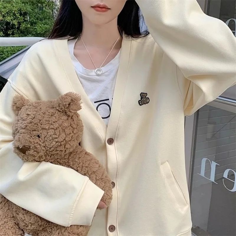 Jual My Bear Cardigan Sweater Wanita Bordier | Cardigan Lucu Wanita ...