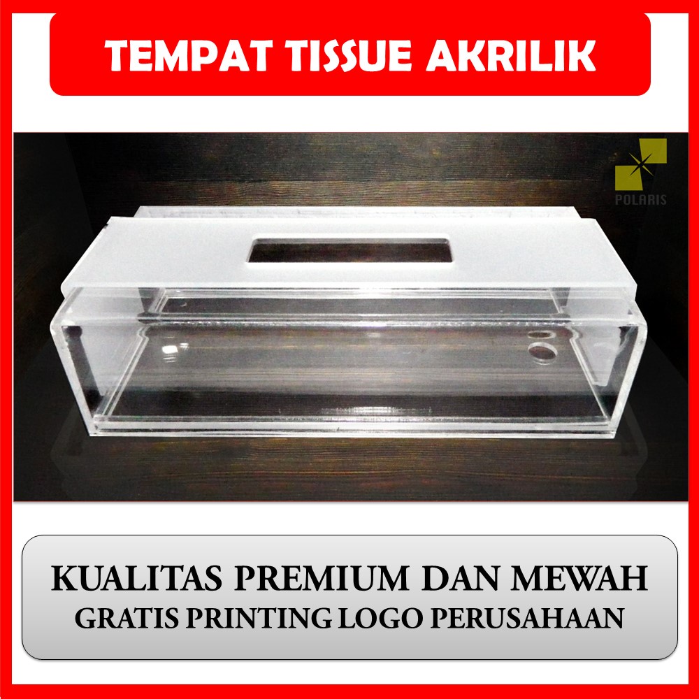 Jual TEMPAT TISSUE AKRILIK KOTAK TISU ACRYLIC WADAH TISSUE TRANSPARAN ...