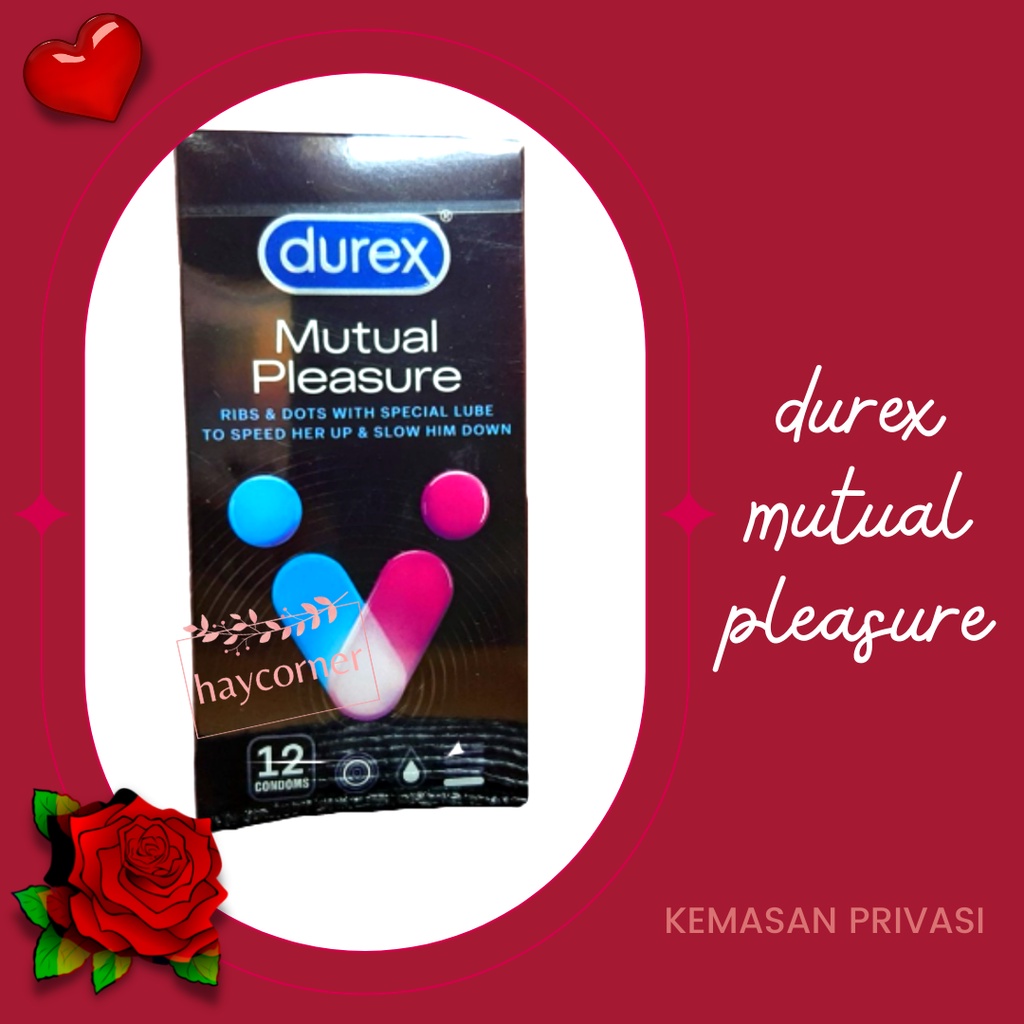 Jual Kondom Durex Mutual Pleasure Box 12 pcs Tekstur Garis & Gerigi 12s ...