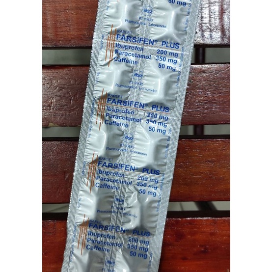 Jual Farsifen Plus Caplet / Meredakan nyeri kepala / gigi / otot ...