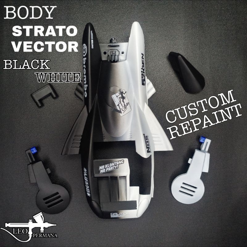 Jual REP BODY STRATO VECTOR REPAINT BLACK-WHITE | BODY STRATO VECTOR ...